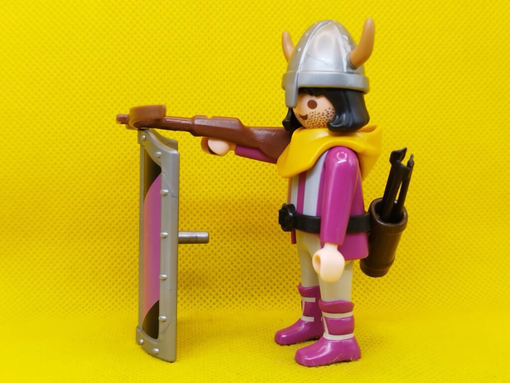 Playmobil Ballestero bárbaro con escudo - Colecciones de ocasión